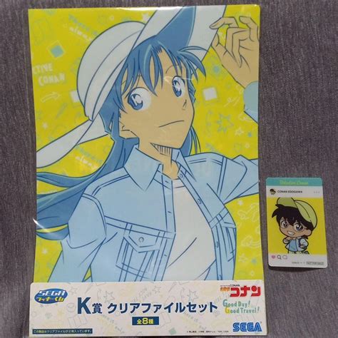 セガラッキーくじ 名探偵コナン K賞クリアファイルセット 毛利蘭 おまけ付き By メルカリ
