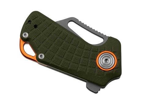 Black Fox Puck Bf 761od Bead Blasted D2 Od Green G10 Pocket Knife
