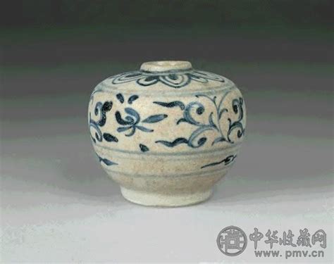元 青花缠枝莲小罐 收藏资讯艺术家书画家书画名人书法家 中华收藏网