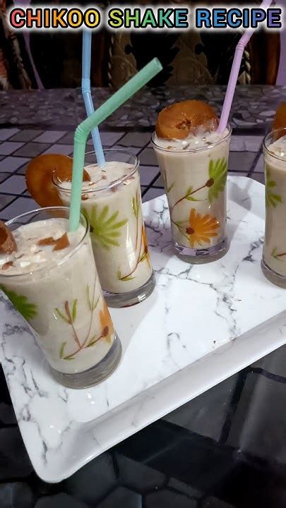 Chiku Shake Summer Special Drink Tasteofindia Ytshortsvideo Youtube