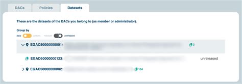 Dac Portal Documentation Ega European Genome Phenome Archive