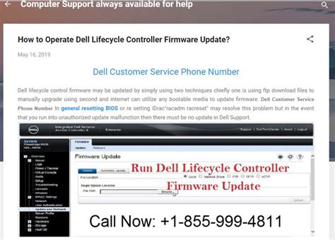 How To Operate Dell Lifecycle Controller Firmware Update Computer