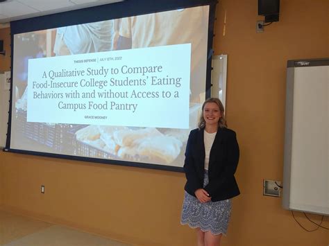 Congratulations To Master Of Science Dietetic Internship Student Grace