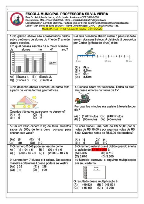 º Ano Plano De Aula E Atividades De Matemática Frações Cuca Super Vrogue