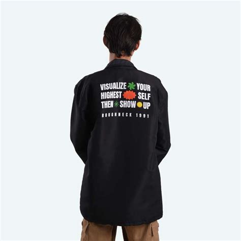 Promo Roughneck CJ116 Black Visualized Coach Jacket Diskon 51 Di
