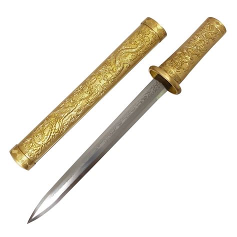 Long Feng Pattern Steel Short Sword Knives Swords Specialist