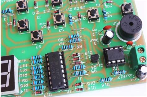 Cd4511八路数显抢答器套件 8路 技能竞赛 电子教学实训 Ne555 Diy 阿里巴巴