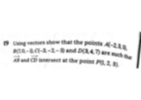 Solution Class 12 Cbse Igcse Mathematics Vectors Important Questions Set 3 Studypool