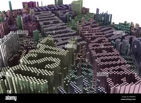 Keyword Of Potential Colorful 3d Rendering Background Abstract Geometric Structure Block