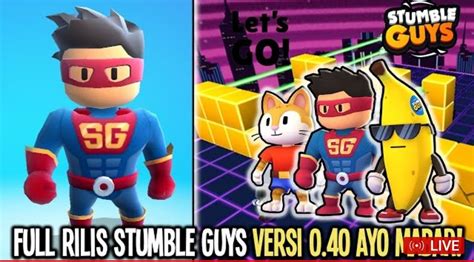 Update Link Download Stumble Guys Versi 040 Original Ada Skin Baru