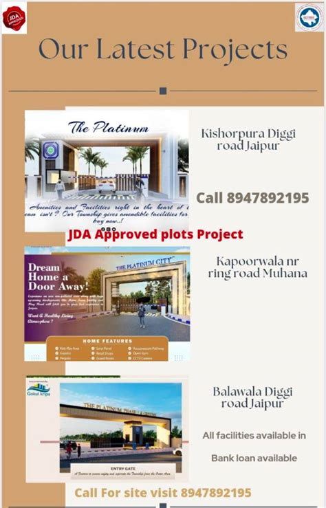 Plots In Gated The Royal Township Jda Approved