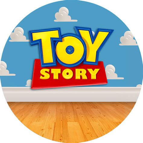 Painel Redondo Tecido Sublimado 3D Toy Story FRD 5754 Felicitá