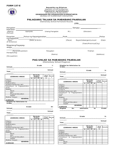 Da Form 137 1 Fillable Printable Forms Free Online