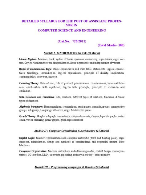 Assistant Professor Computer Science Pdf Pdf
