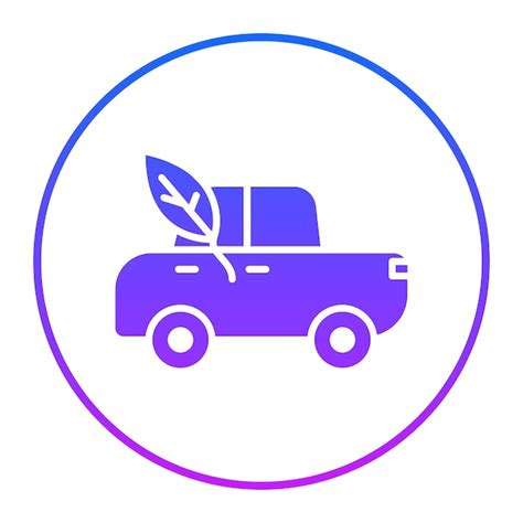 Ilustración Vectorial Del Automóvil Ecológico Vector Premium