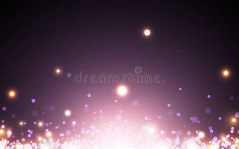 Gentle Bokeh Soft Light Abstract Backgrounds Vector Eps 10 Illustration Bokeh Particles Stock