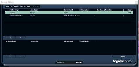 Issue With A Logical Editor Preset To Select Highest Note Of A Chord Cubase Steinberg Forums