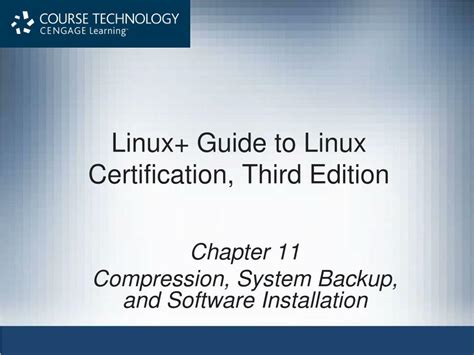 ppt linux guide to linux certification third edition powerpoint