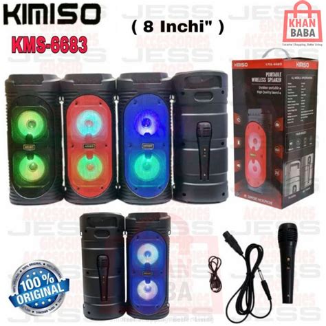 Big Speaker KIMISO PORTABLE WIRELESS SPEAKER KMS 6683 Shopee Malaysia