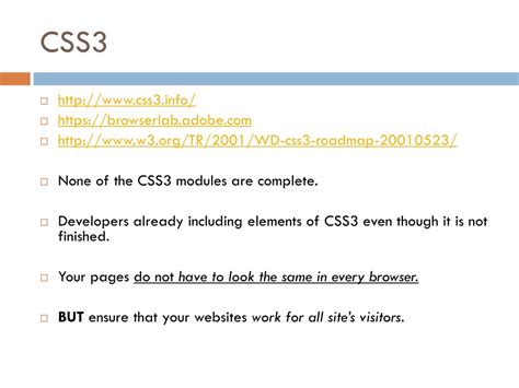 ppt css3 powerpoint presentation free download id 5700020