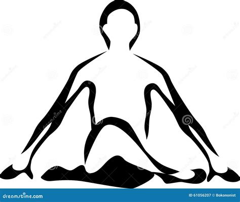 Yoga 向量例证 插画 包括有 瑜伽 投反对票 胡言乱语的 风格化 例证 禅宗 姿势 体育运动 61056207