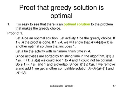 Ppt Introduction To Greedy Algorithms Powerpoint Presentation Free