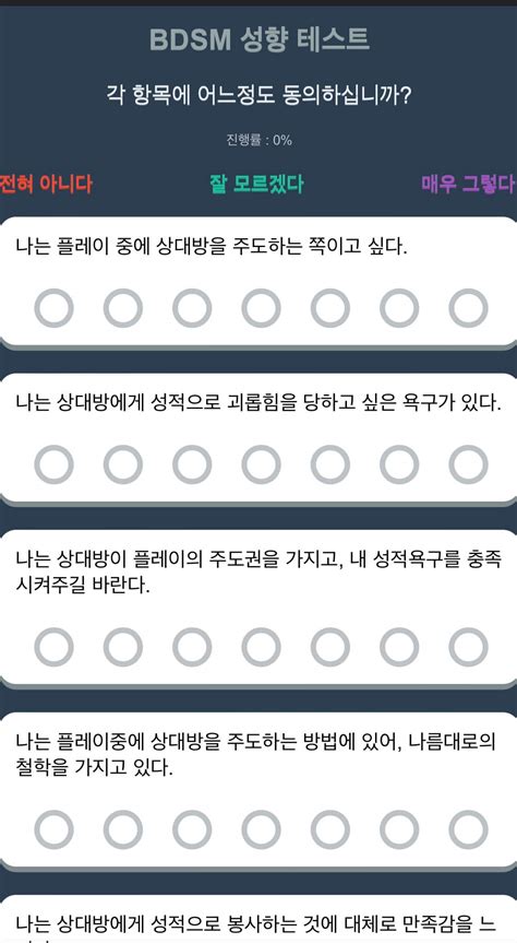 마조히스트 테스트로 본 나의 성격은 당신을 놀라게 할 결과 ctr