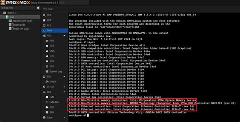 PVE 如何添加 PCIe 设备 一起玩 NAS