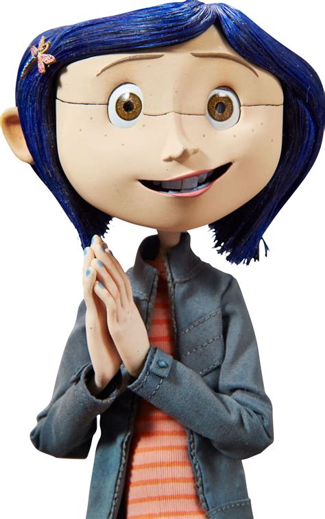 Coraline In Jeans And Orange Striped Shirt Original Promotional Lot