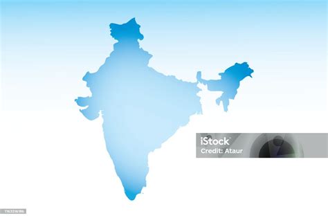 밝은 배경 그림에 어둡고 밝은 효과 벡터와 블루 인도지도 얼음 0명에 대한 스톡 벡터 아트 및 기타 이미지 0명 개념 개념과 주제 Istock