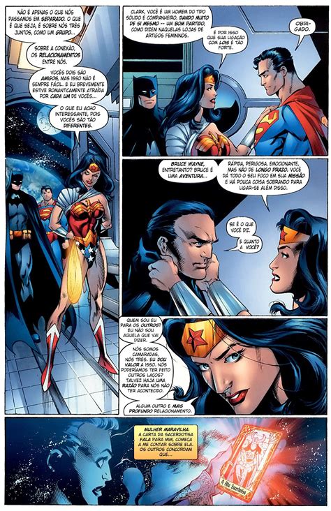 Mulher Maravilha Falando Sobre O Superman E O Batman Trindade 6 Dc