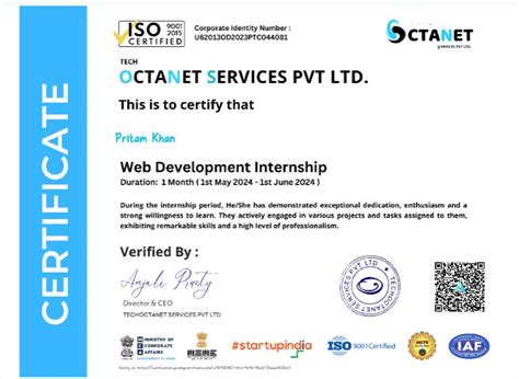 pritam khan on linkedin i have successfully completed my web