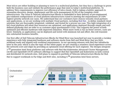How Dell Technologies Telecom Multicloud Foundation Enables Predictable