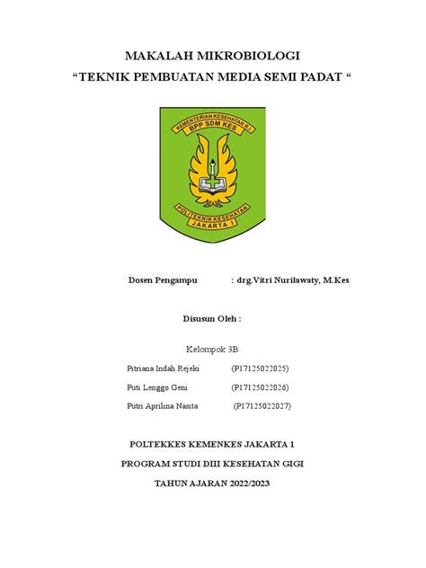 Makalah 3b Media Semi Padat Pdf