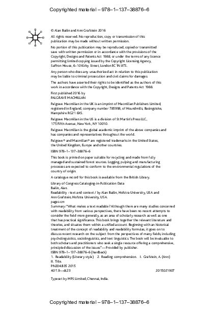Pdf Readability Text And Context