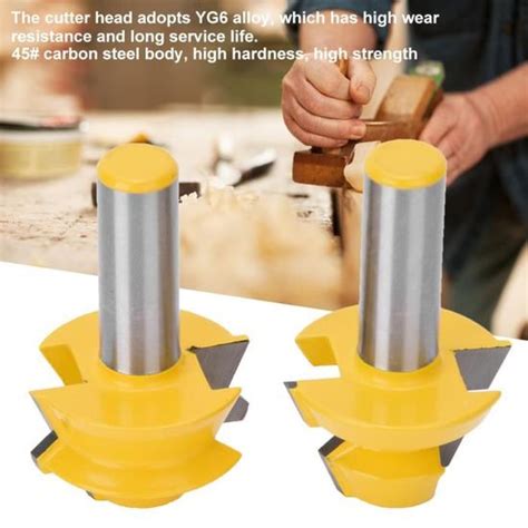 EJ life mèche de routeur Coupe bois fraise durable pour la menuiserie du bois bricolage
