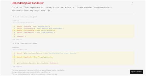 Survey Angular Ui Examples Codesandbox