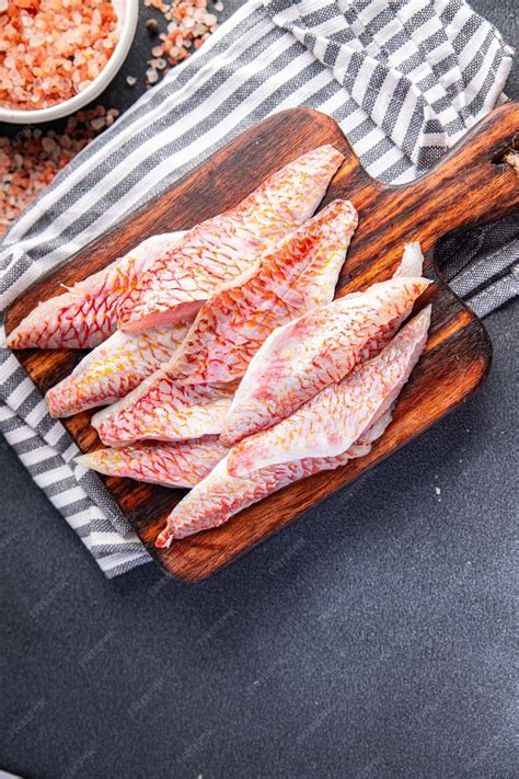 Premium Photo Red Mullet Fillet Fresh Seafood Tropical Red Mullet