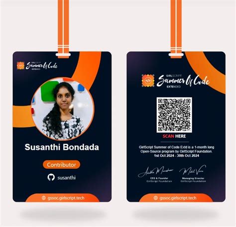 Susanthi Bondada On Linkedin Gssoc2024 Opensource Girlscript