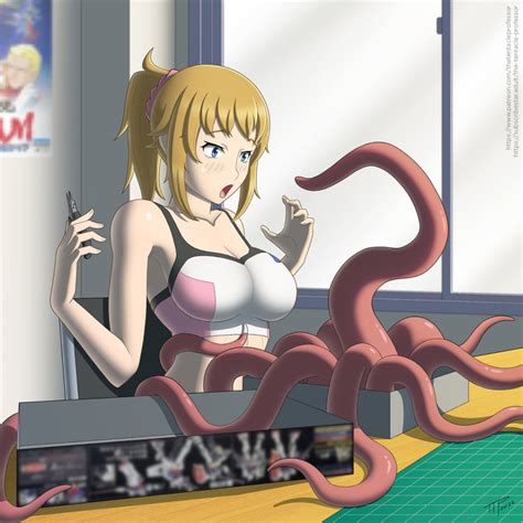 Rule 34 Big Breasts Blonde Hair Box Clothed Gundam Gundam Build