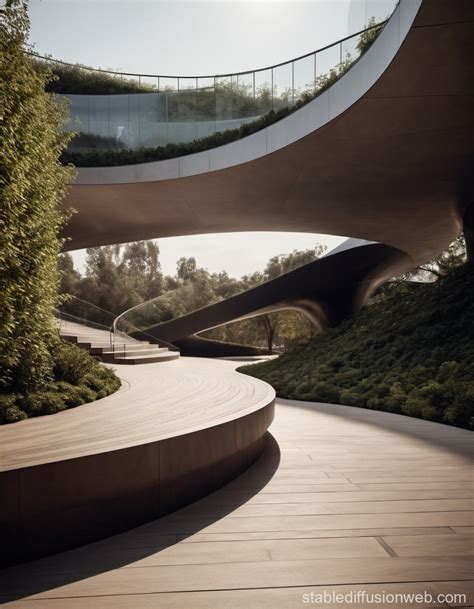 Curvilinear Parametric Design In Linear Parks By Mad And Zaha Hadid