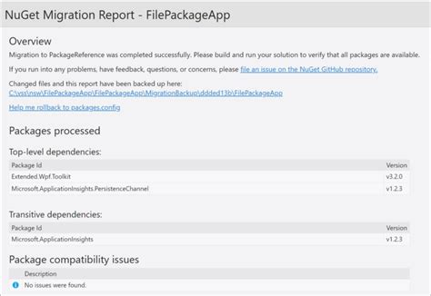 Nugetパッケージの参照 1 Nfigからpackagereferenceに変更 Nishy Software Ja