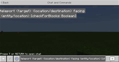 how to teleport in minecraft