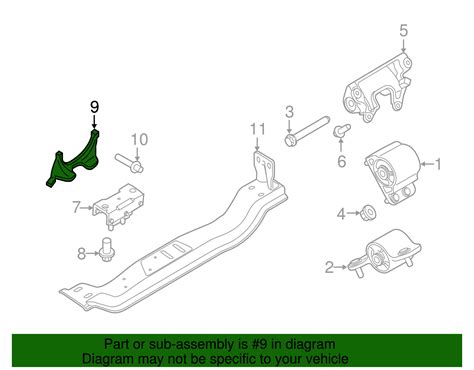 2017 2025 Ford Automatic Transmission Mount Bracket Bc3z 6028 A