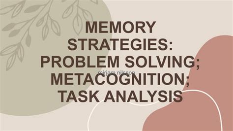 Memory Strategiespptx