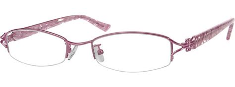 Pink Rectangle Glasses 731619 Zenni Optical Eyeglasses Engraved