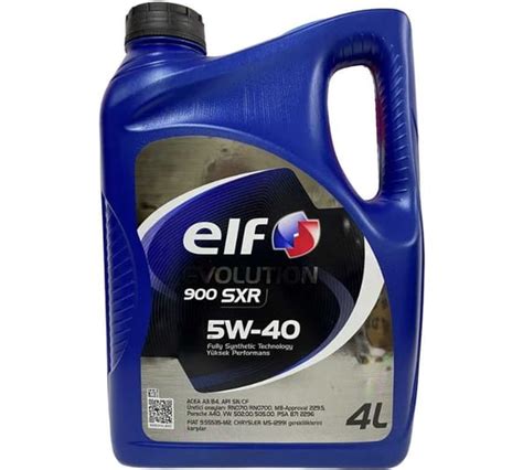 Масло для 4-х тактных двигателей EVOLUTION 900 SXR 5W40 4L TR ELF ...