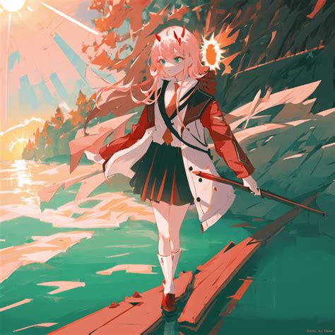 Pastel Zero Two Ai Generated R Zerotwo