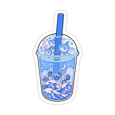 Ocean Boba Sticker Artofit