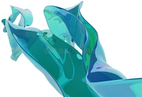 Glass Material Flow Stock Illustration Illustration Of Flowing 9196194